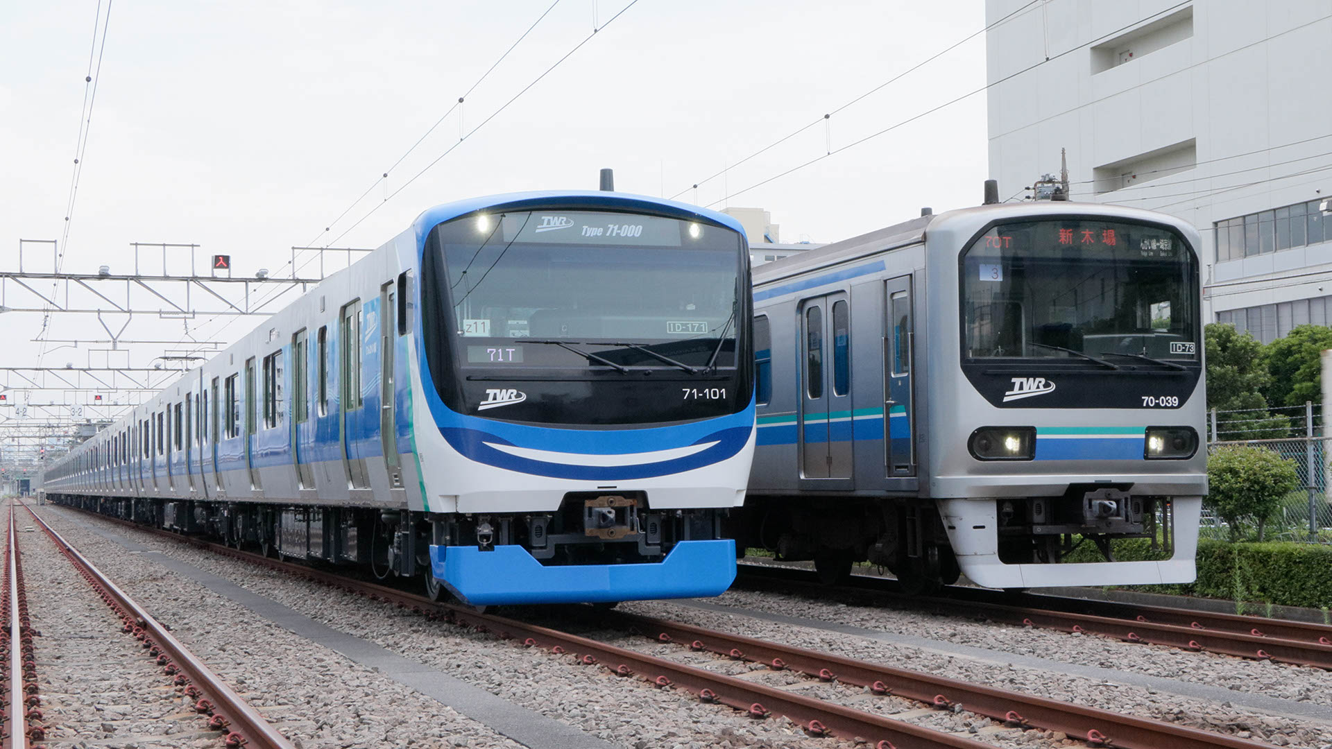 【新型】りんかい線71-000形ついにお披露目！ - VICOM